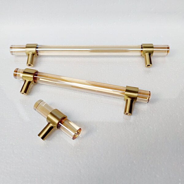 Glass Drawer Pulls - Etsy