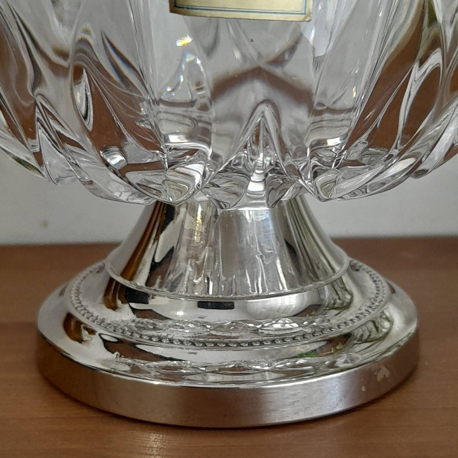 Vintage Ianthe Crystal Flower Frog Vase / Bowl - Etsy Australia