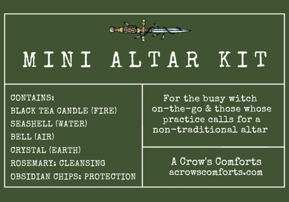 Mini Altar Kits - Etsy