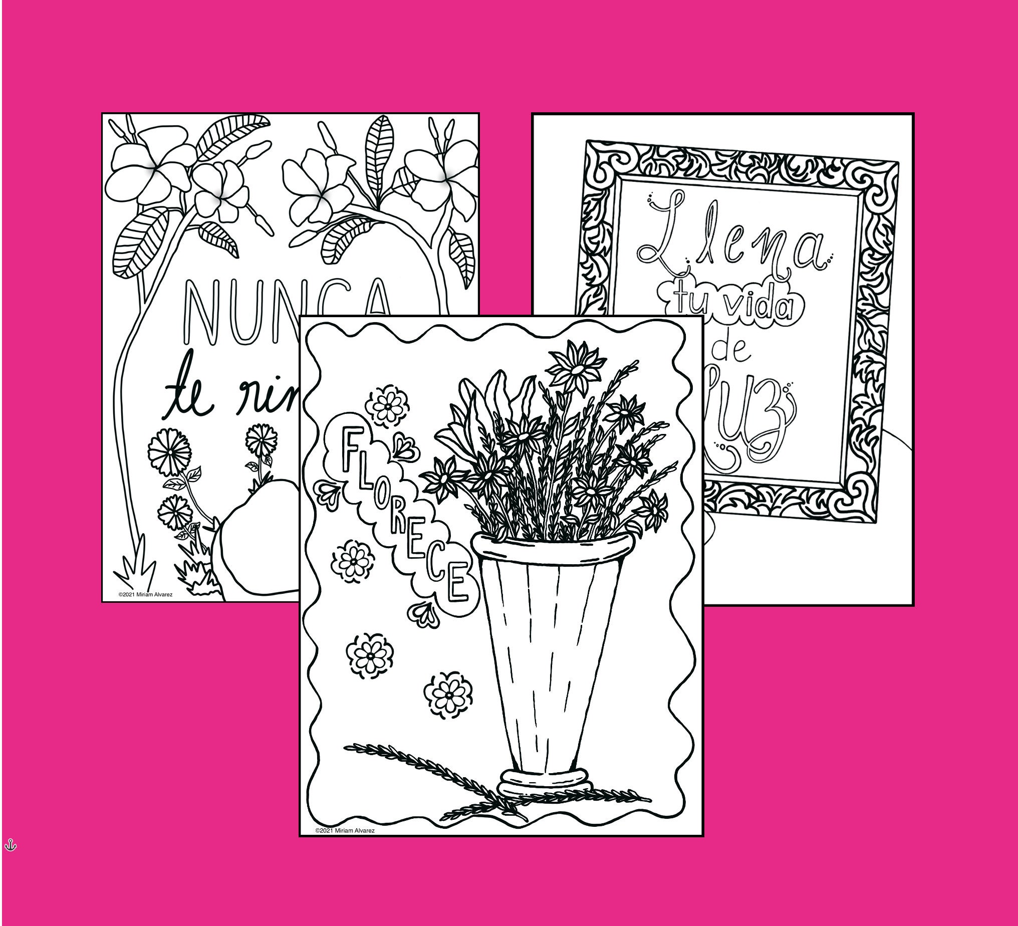 Vive La Vida Al Máximo 24 Ilustraciones Para Colorear - Etsy Australia