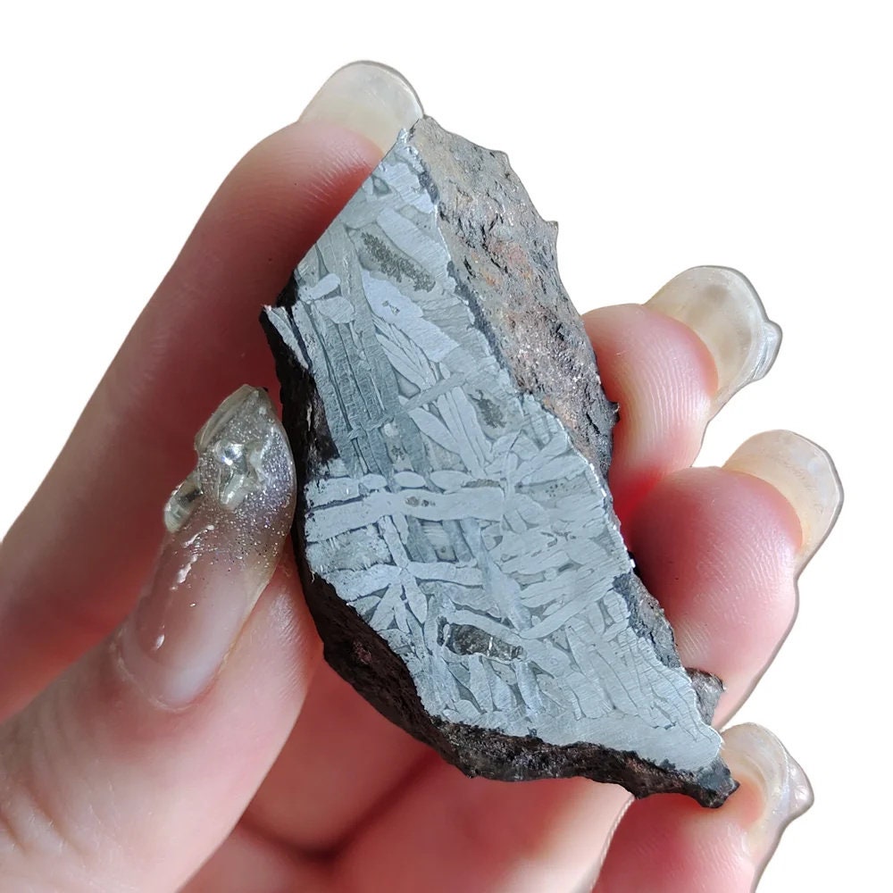 40.7G Muonionalusta Iron Meteorite SLICE Natural Meteorite Material ...