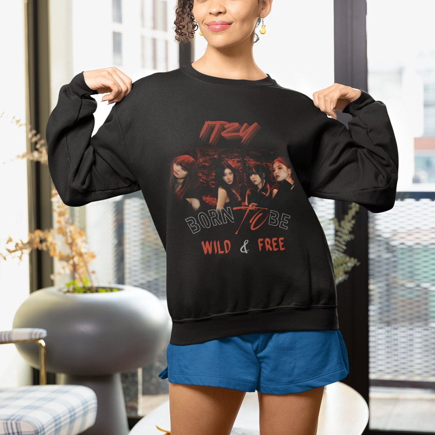 ITZY 'born to Be' Wild and Free T-shirt | Kpop Inspired Tee | Music ...
