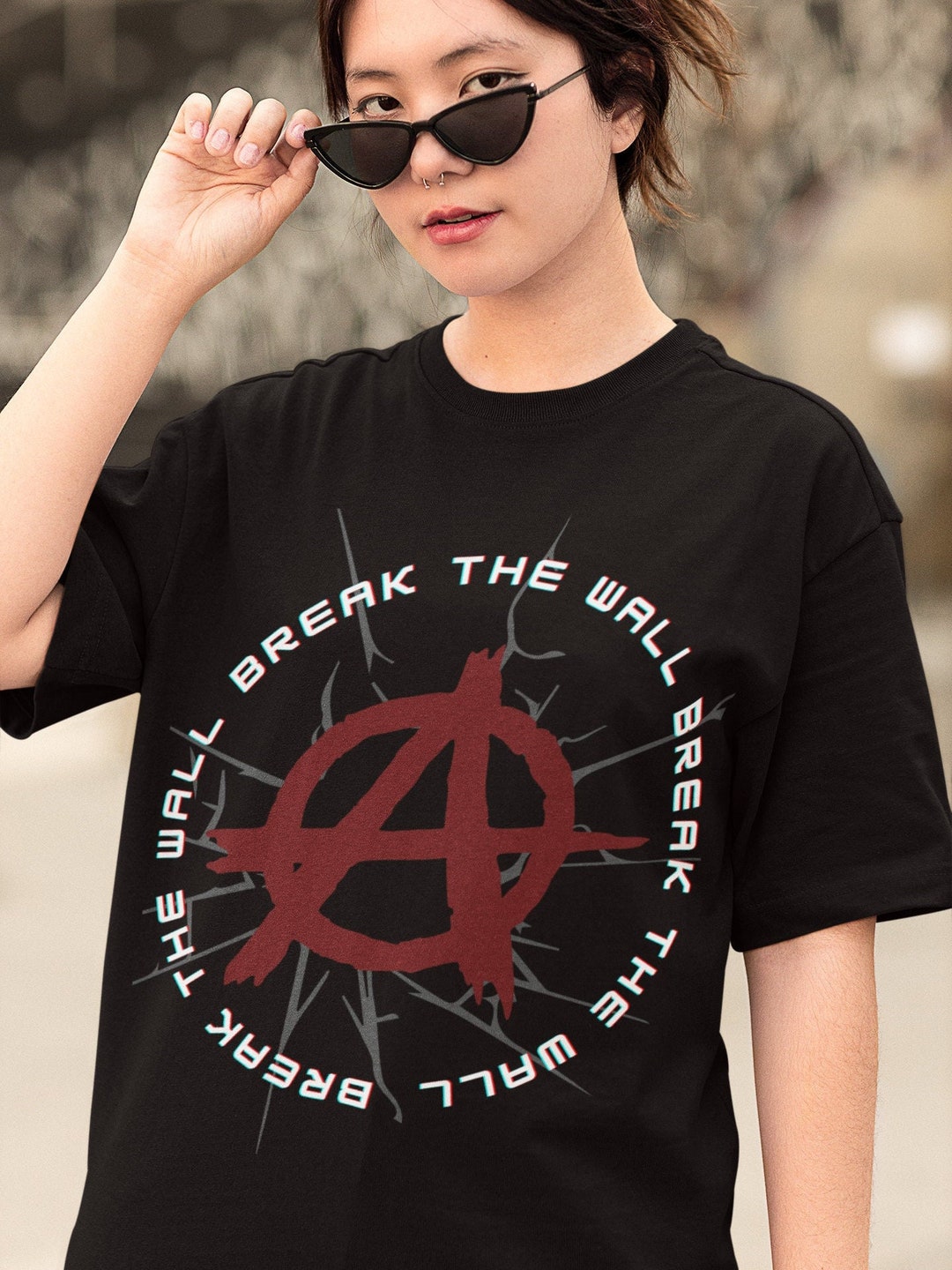 Break the Wall Ateez Guerrilla Music Lyrics Anarchy - Etsy