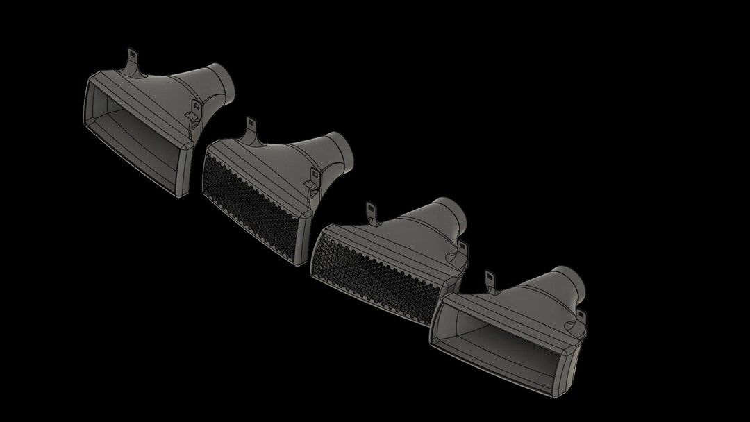 BMW E36 Headlight Air Intake - Etsy