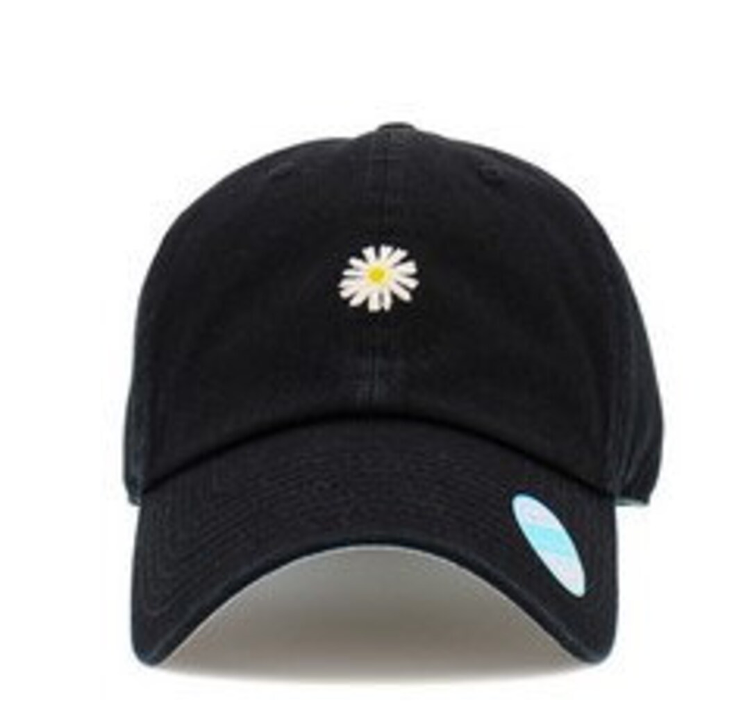 Daisy Dad Hat~ Black ~ Baseball Hat~summer Hat - Etsy