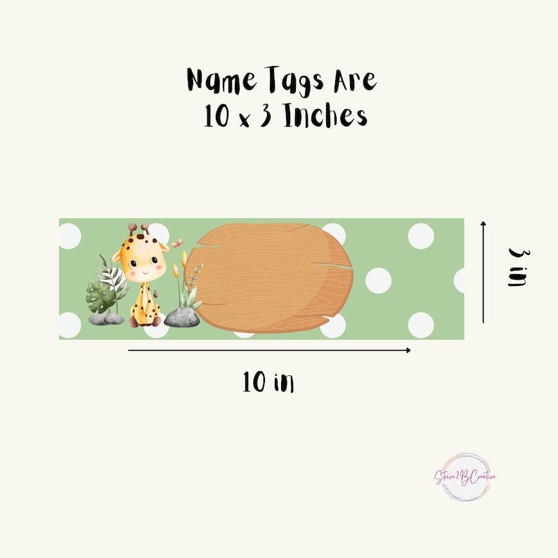 Safari Animal Classroom Labels, Editable Cubby Tags (digital Download ...