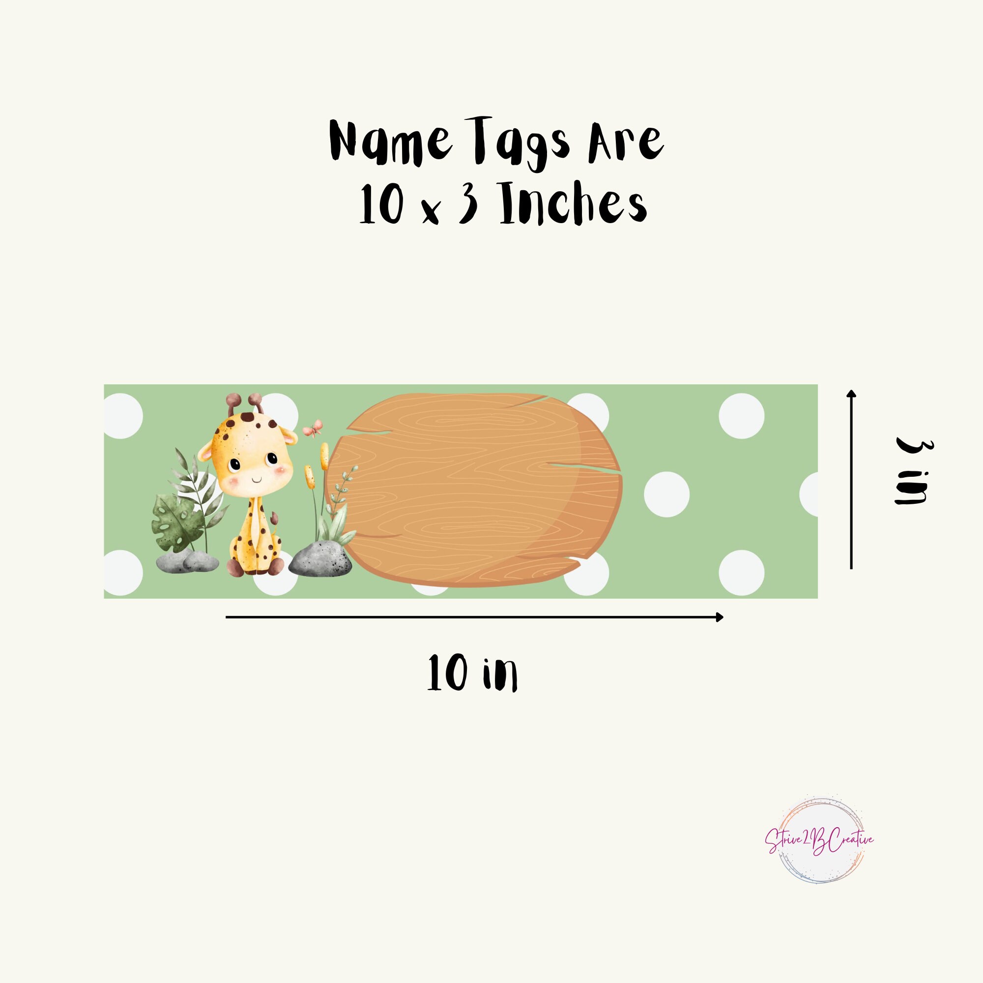 Safari Animal Classroom Labels, Editable Cubby Tags (digital Download ...