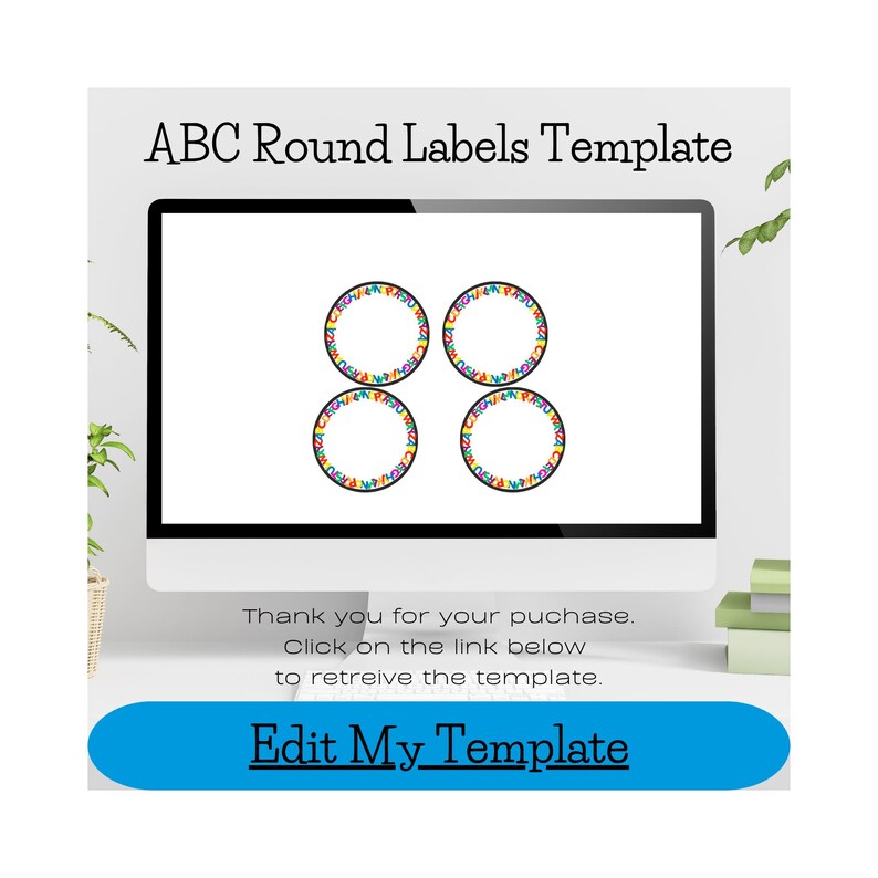 School Name Labels, Alphabet Name Tag for Kids, ABC Classroom ...