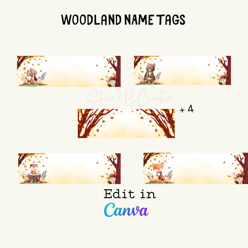 Woodland Classroom Decor Bundle, Editable Woodland Classroom Printable ...