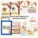 Woodland Classroom Decor Bundle, Editable Woodland Classroom Printable ...