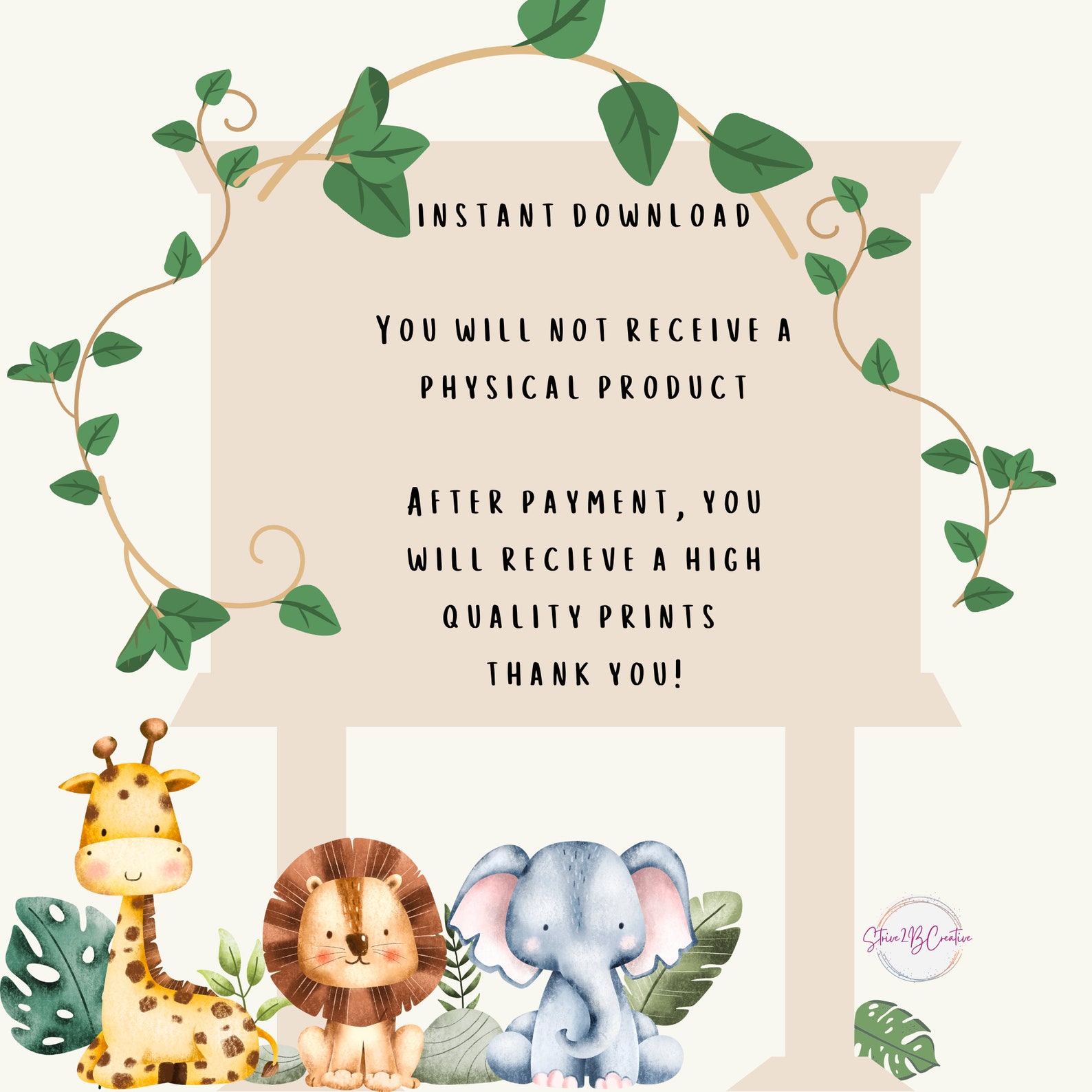 Safari Animal Name Tags,printable Desktop Tags, Cubby Labels, Classroom ...