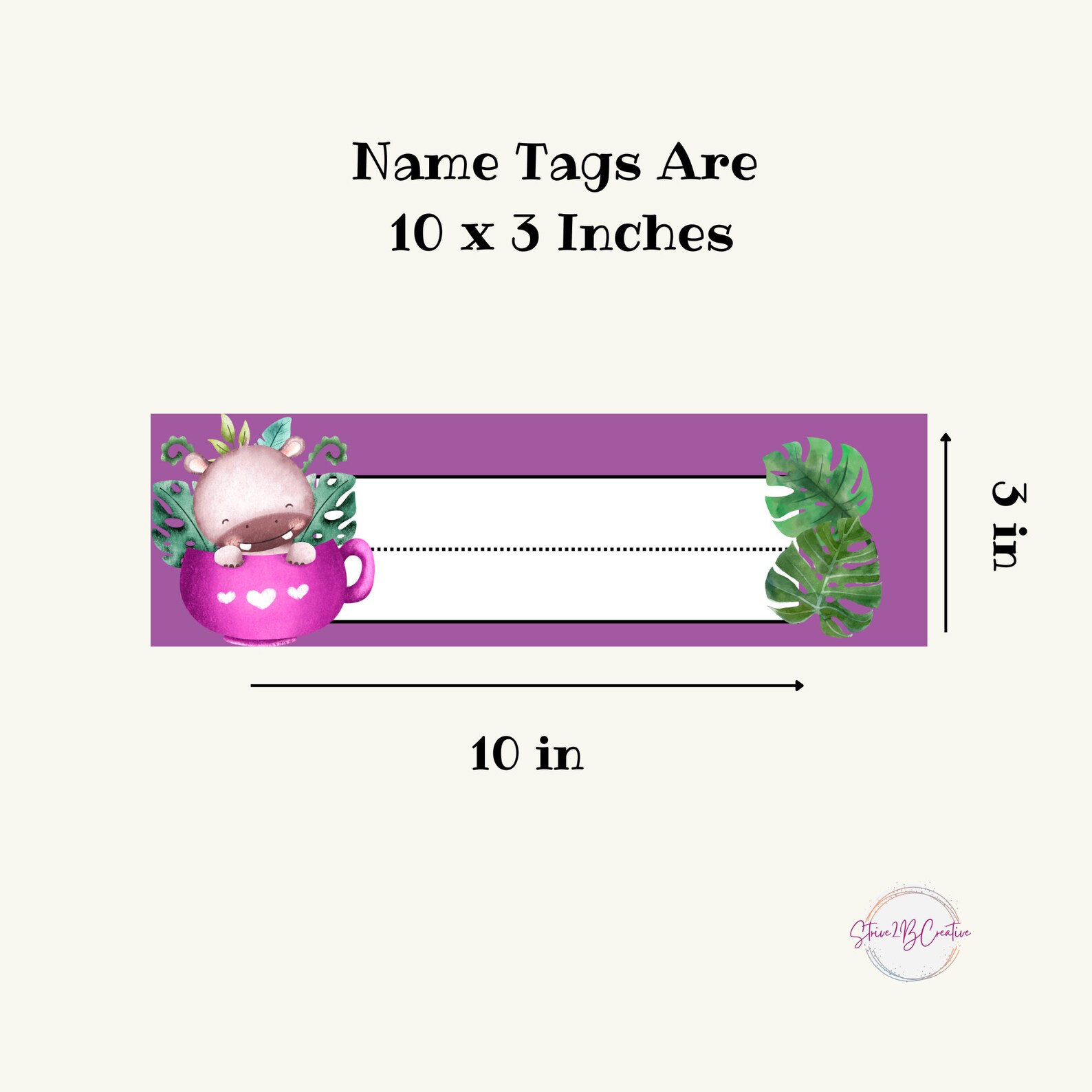 Safari Animal Name Tags,printable Desktop Tags, Cubby Labels, Classroom ...