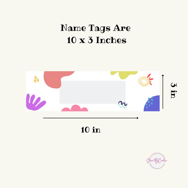 Colorful Name Tags, Classroom Name Tags, Cubby Labels, Colorful Label ...