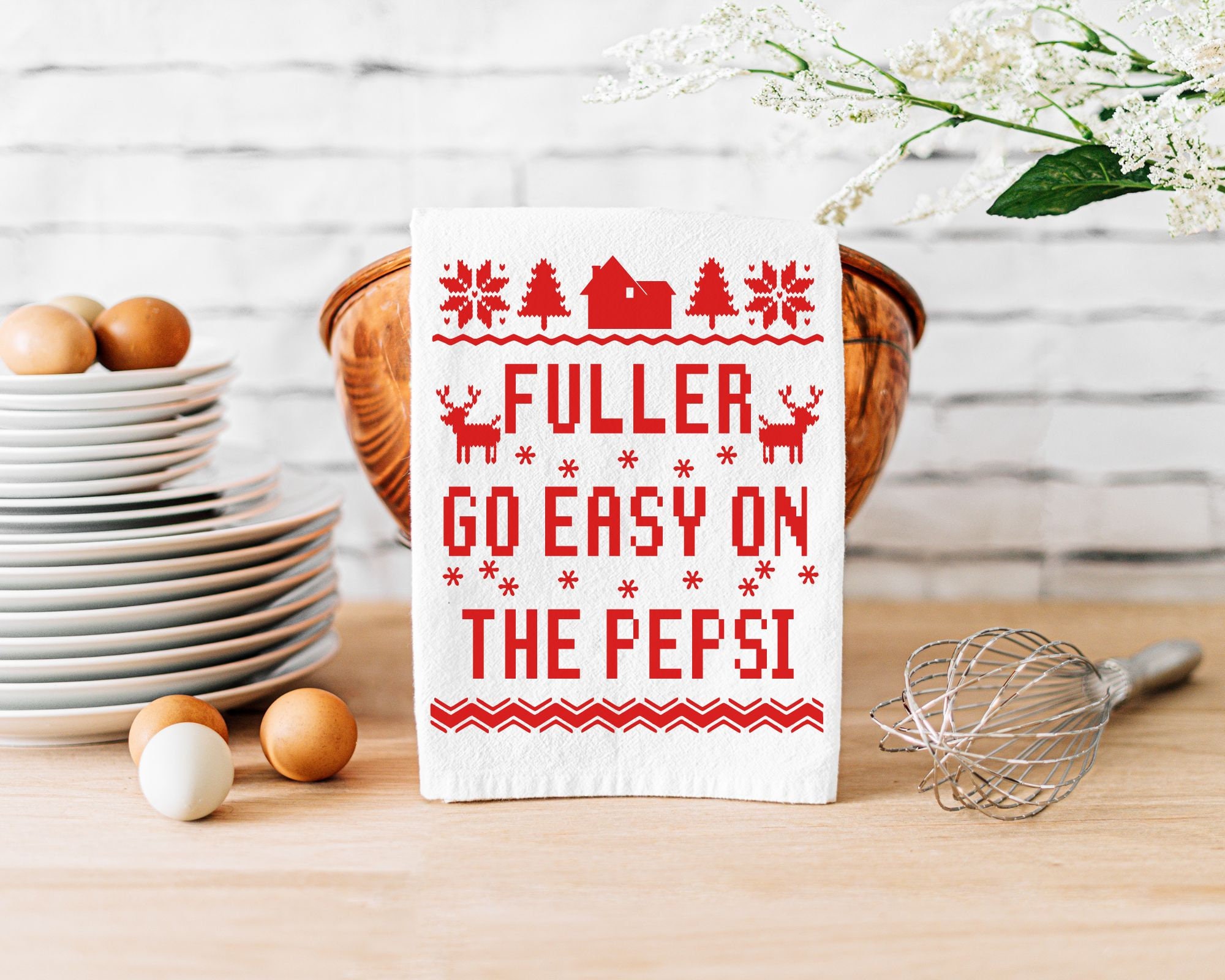 Home Alone Fuller Go Easy on the Pepsi Tea Towel Home Alone Disht Towel ...