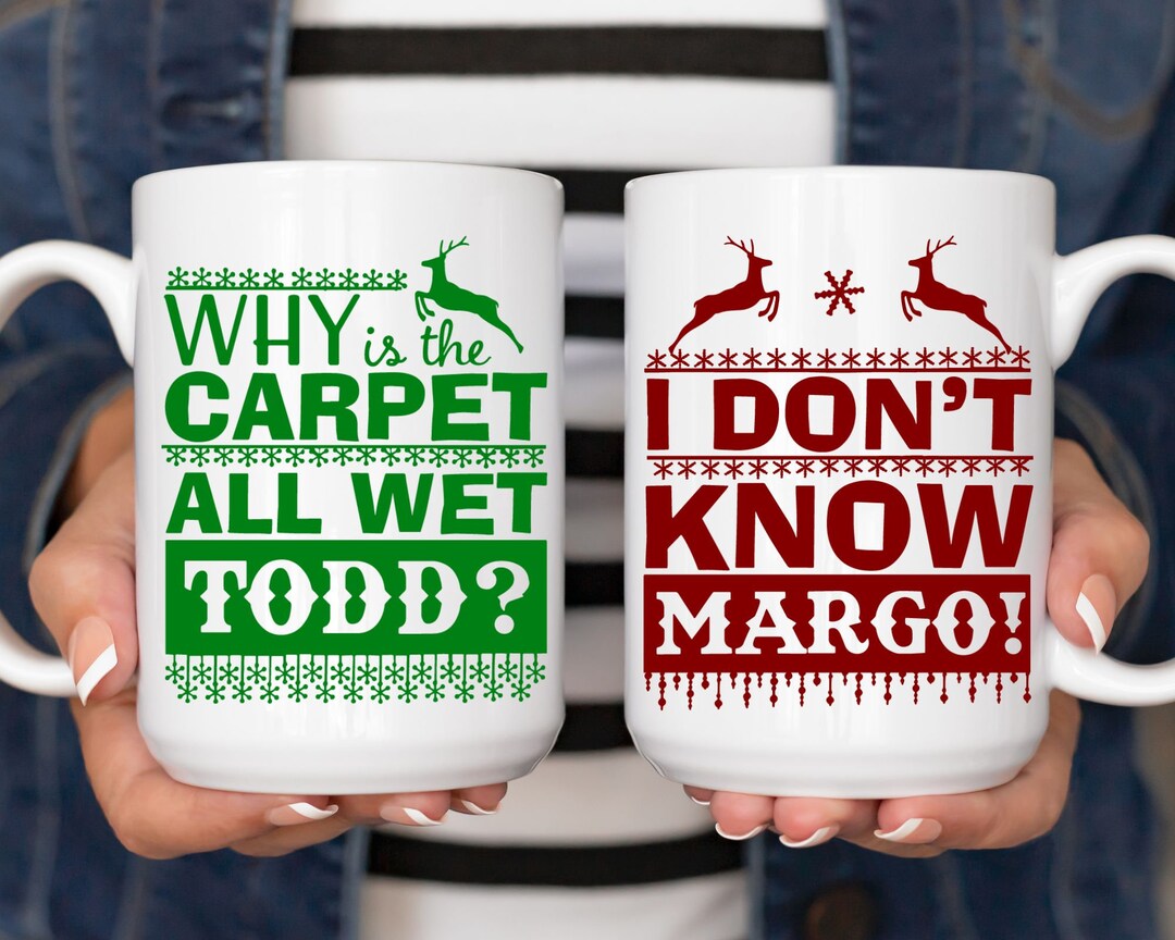Griswolds Todd and Margo Mugs Holiday Coffee Mugs Mug Set - Etsy