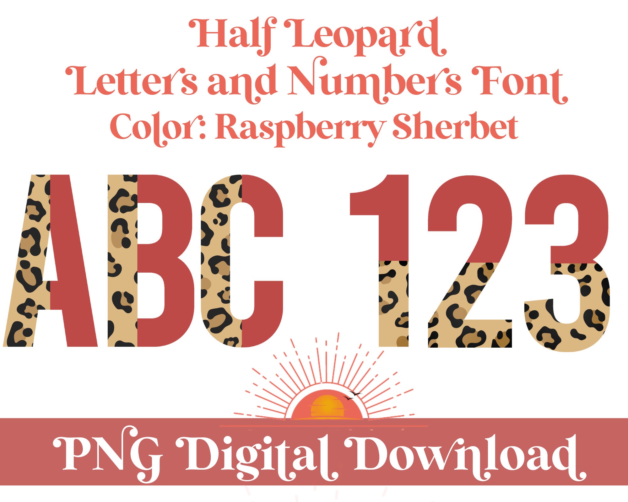 Half Leopard Font Svg Leopard Alphabet Leopard Svg Cheetah - Etsy
