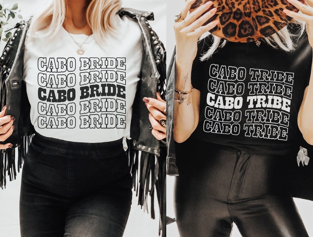 Retro Cabo Bride and Cabo Tribe Bachelorette Shirts, Retro Cabo ...