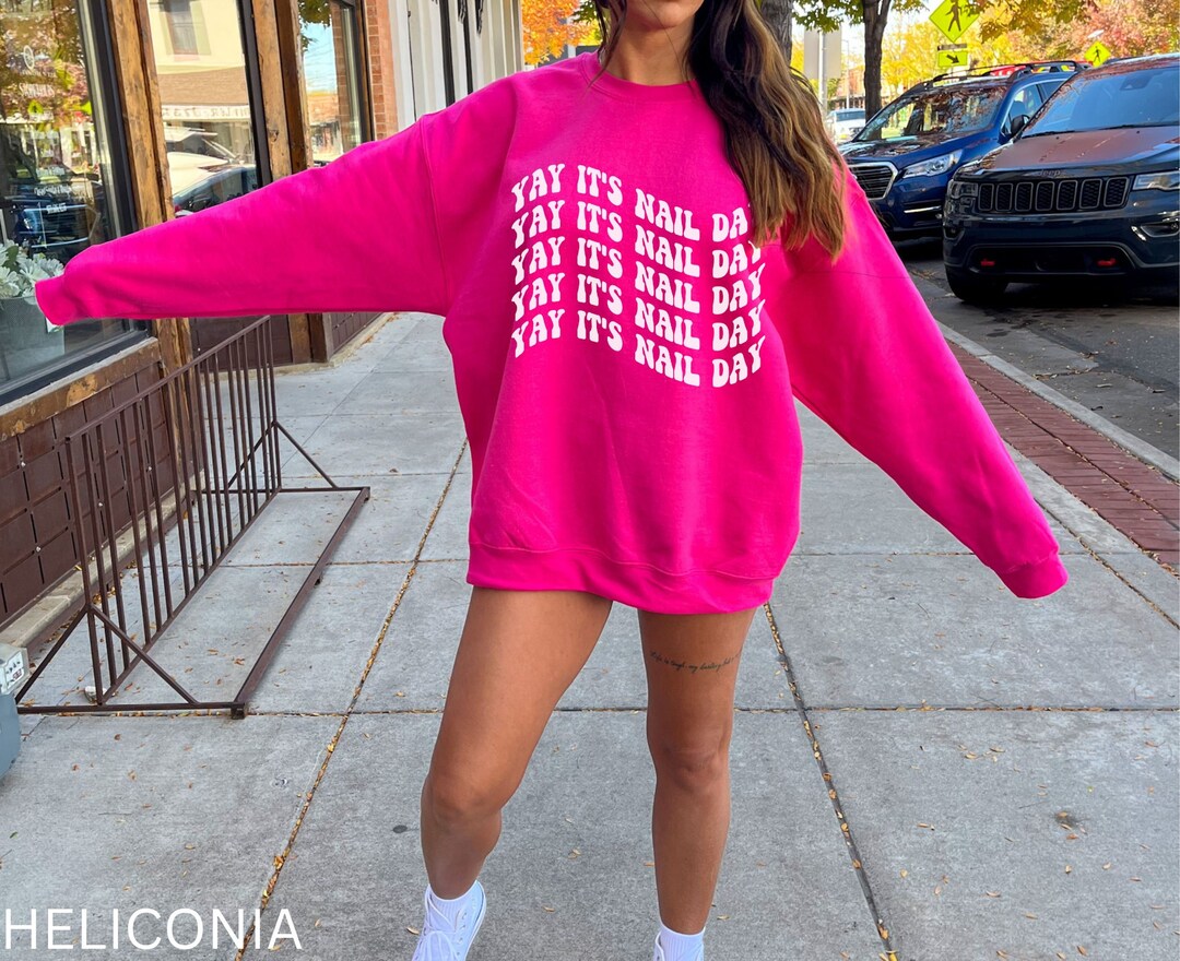 Funny Nail Artist Sweatshirt, Manicurist Sweater, Nail Tech Gift, Nail ...