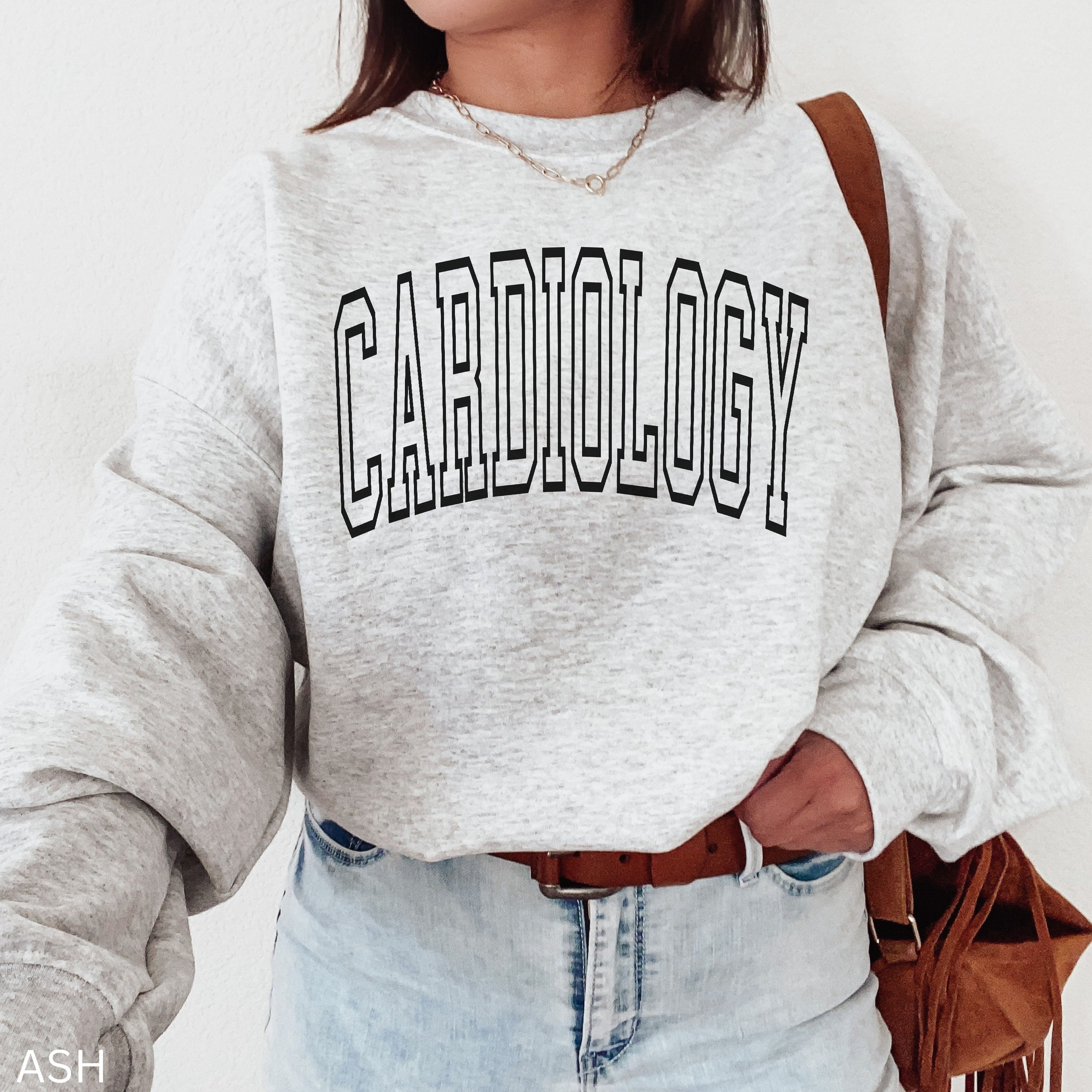 Cardiology Nurse Crewneck Sweater Cardiologist Gift Cardiac - Etsy