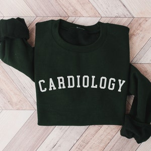 Cardiology Nurse Crewneck Sweater, Cardiologist Gift, Cardiac Nurse ...