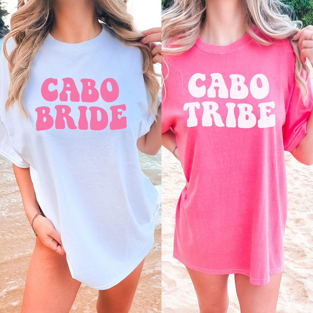 Retro Cabo Bride and Cabo Tribe Bachelorette Shirts, Retro Cabo ...