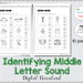 Identifying Middle Sound Worksheets, Phonics Worksheets, Middle Sound ...