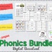 Phonics Worksheets Bundle 150+ Pages, Preschool Printable, CVC ...