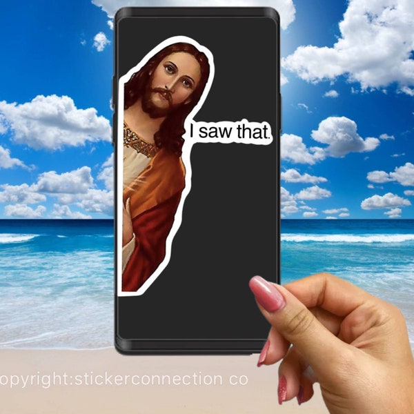 Jesus I Saw That Sticker - Etsy