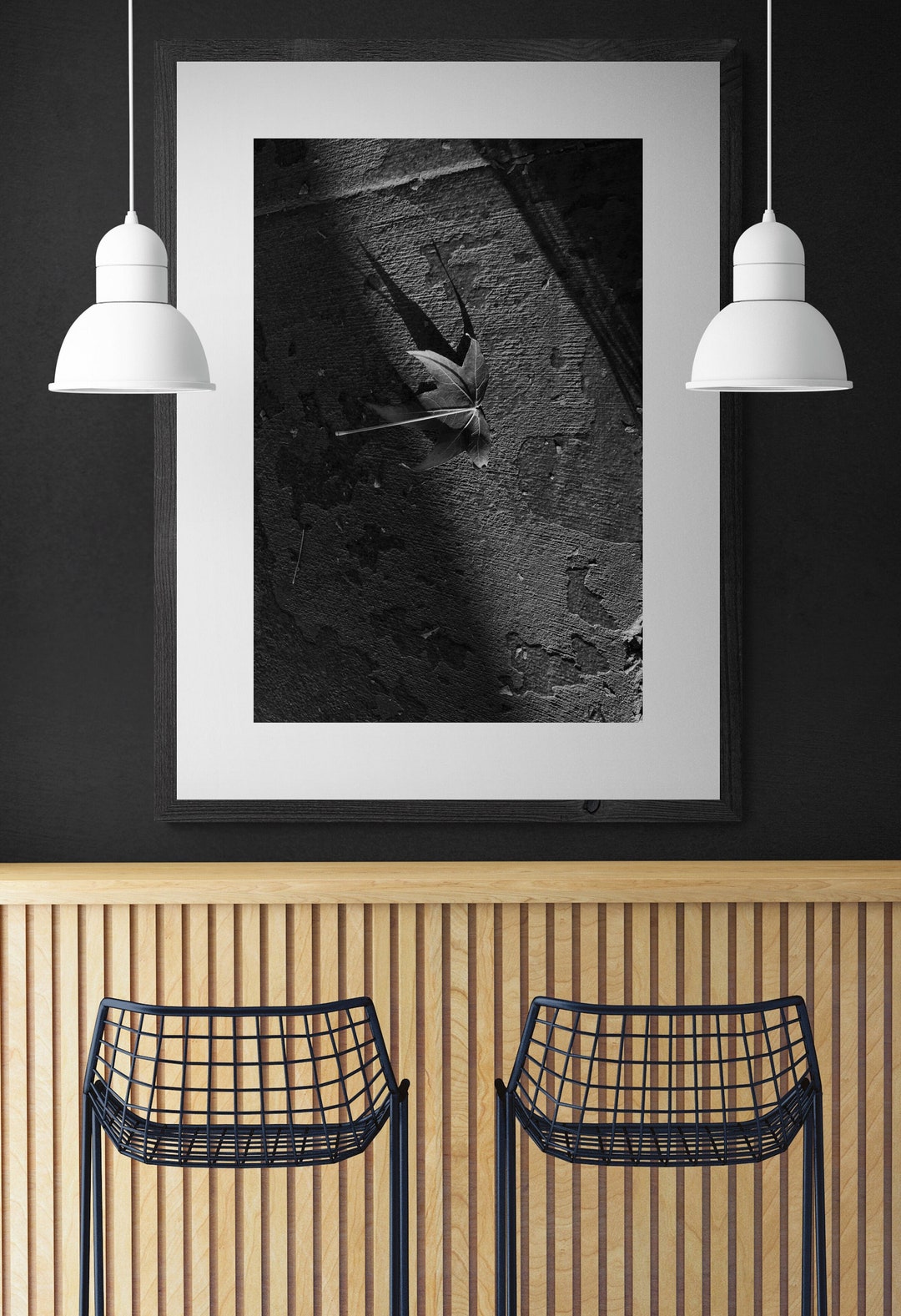 Fallen Shadows Photograph, Leaf Photo, Black and White, Botanical Art ...