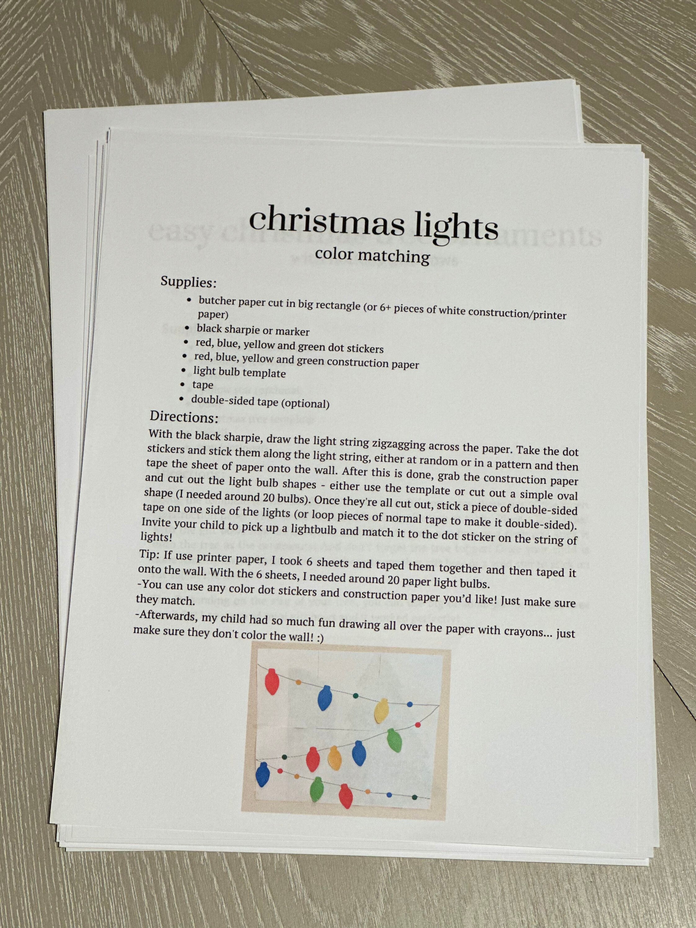 Holiday Activities and Crafts for Kids Printable, Super Easy Christmas ...