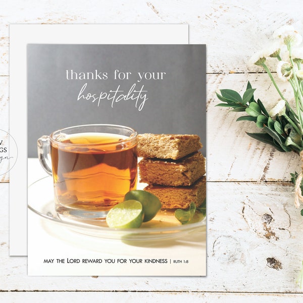 Hospitality Card - Etsy
