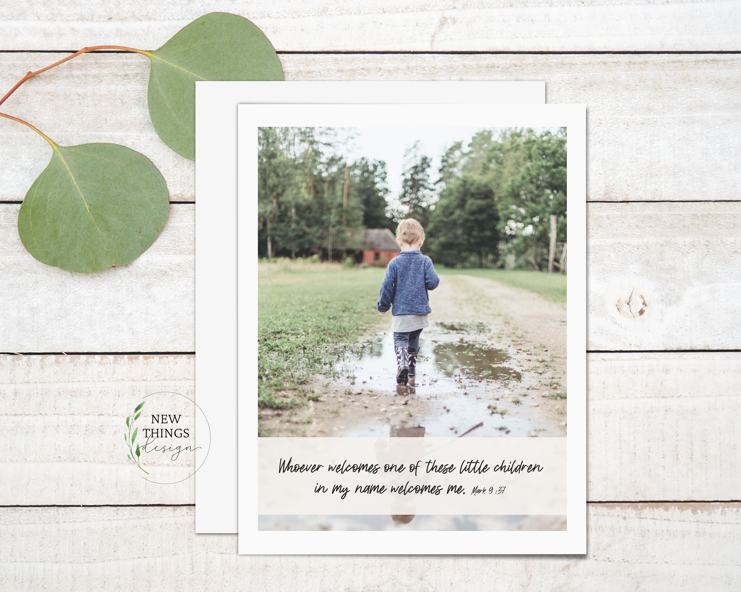 Welcomes a Child Card | Adoption Card | Foster Care Card | Scripture ...