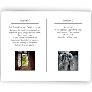 Bible Memory Printable | Isaiah 61 | KJV | Kids Bible Verses Printable ...