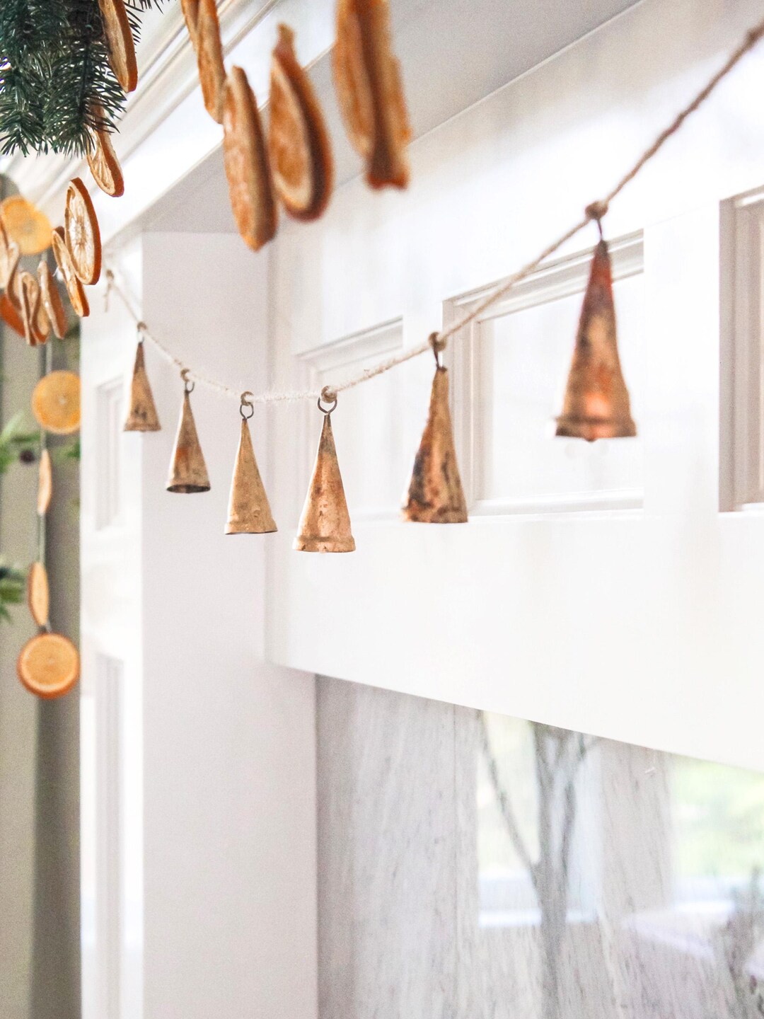 Decorative Garland | Bell Garland | Brass Bell | Christmas Garland ...