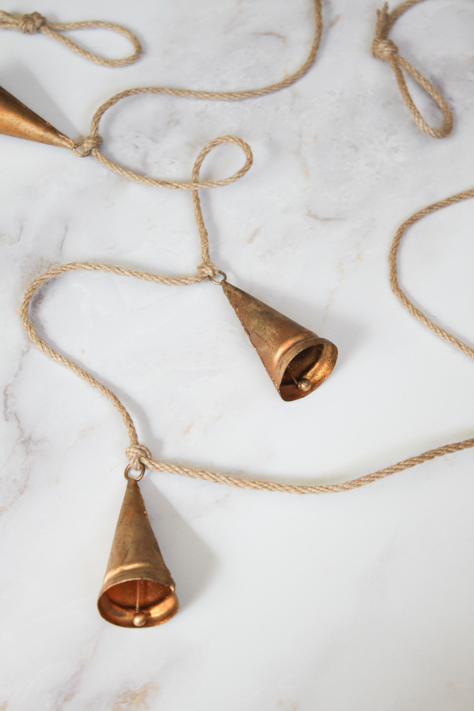 Decorative Garland | Bell Garland | Brass Bell | Christmas Garland ...