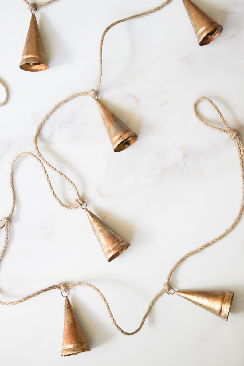 Decorative Garland | Bell Garland | Brass Bell | Christmas Garland ...