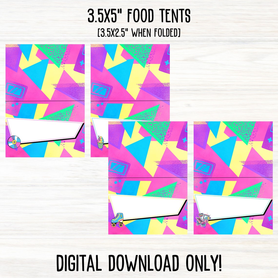 90s Birthday Party Decorations, Printable Back to the 90s Party Decor ...