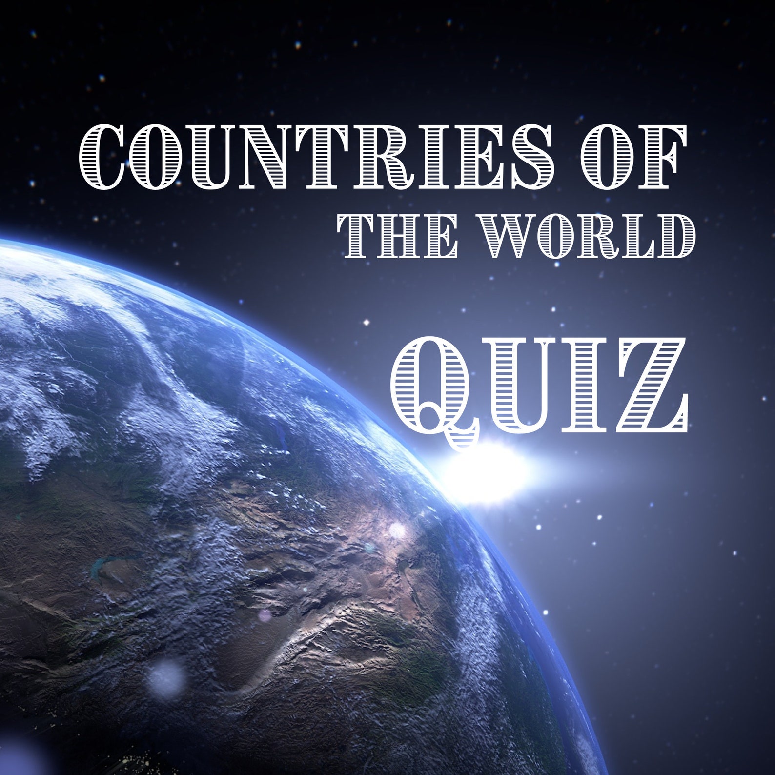 Countries of the World Party Game, Printable World Map Quiz Game for ...
