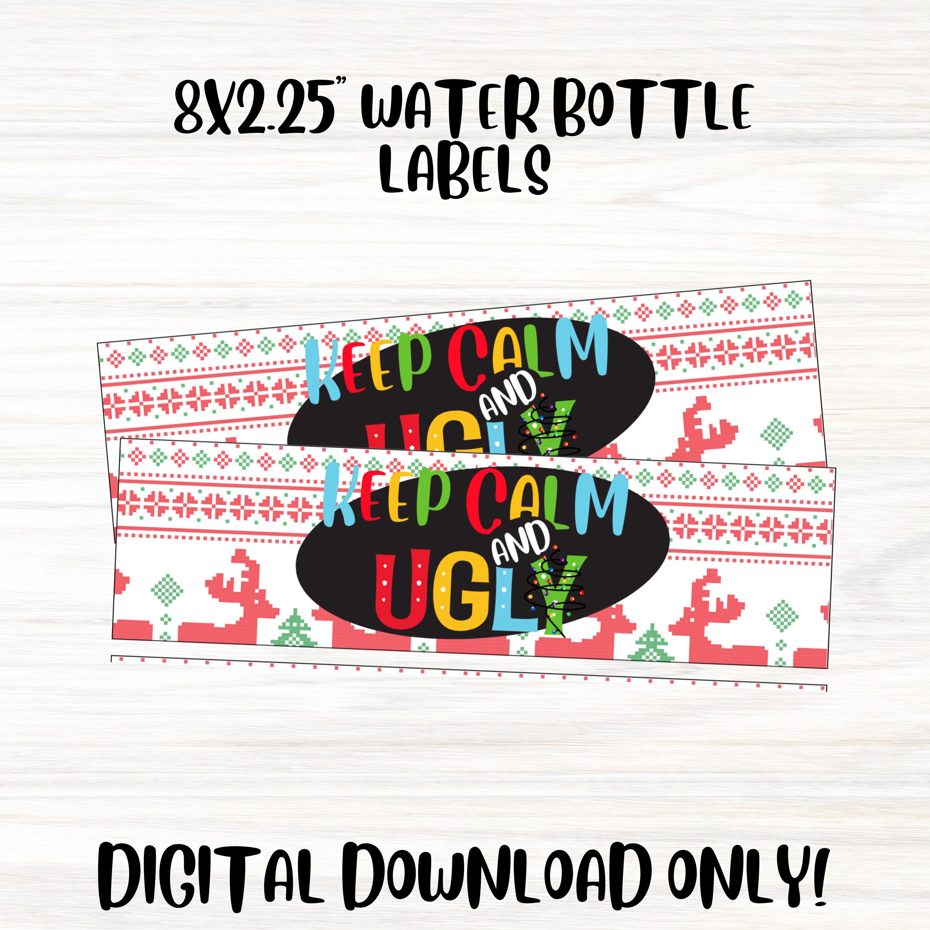 Printable Ugly Christmas Sweater Party Decor Bundle, Christmas Theme ...