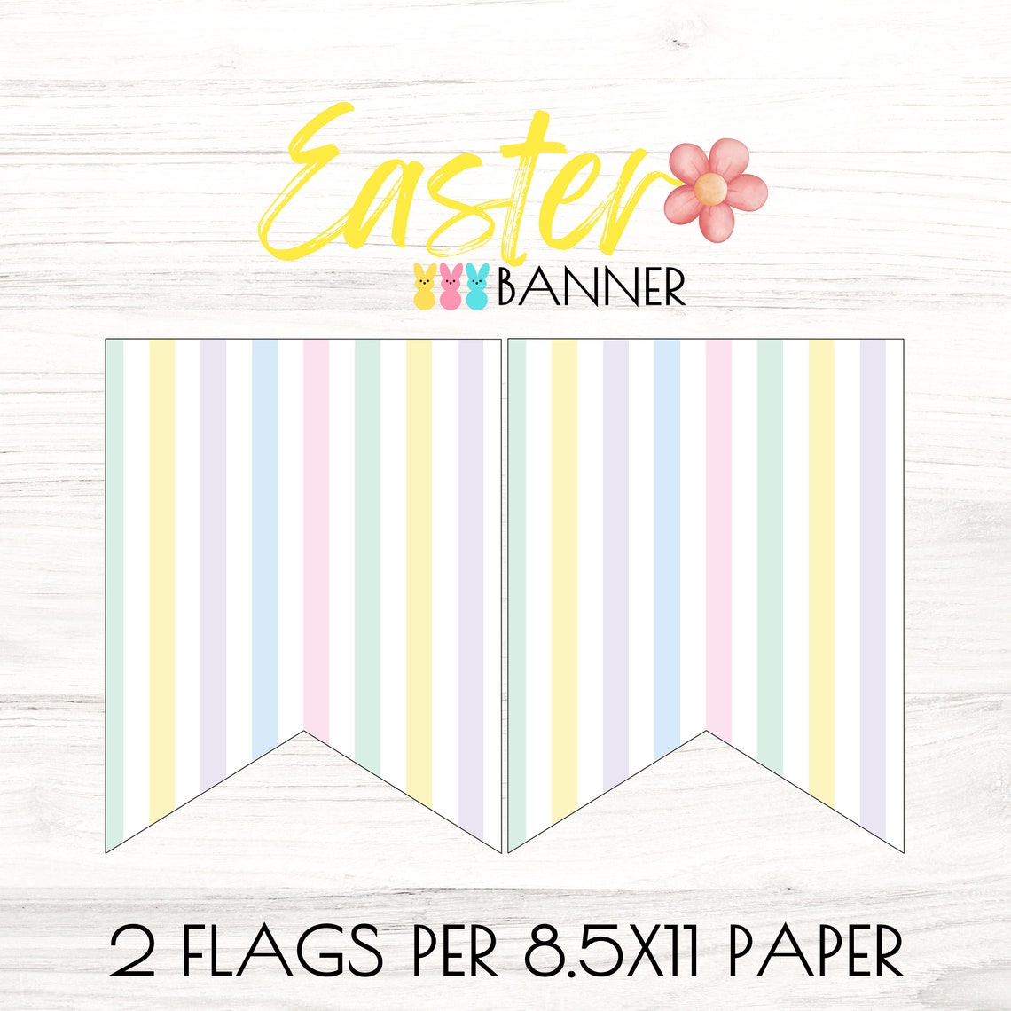 Happy Easter Banner, Printable Easter Banner, Easter Party Decoration ...