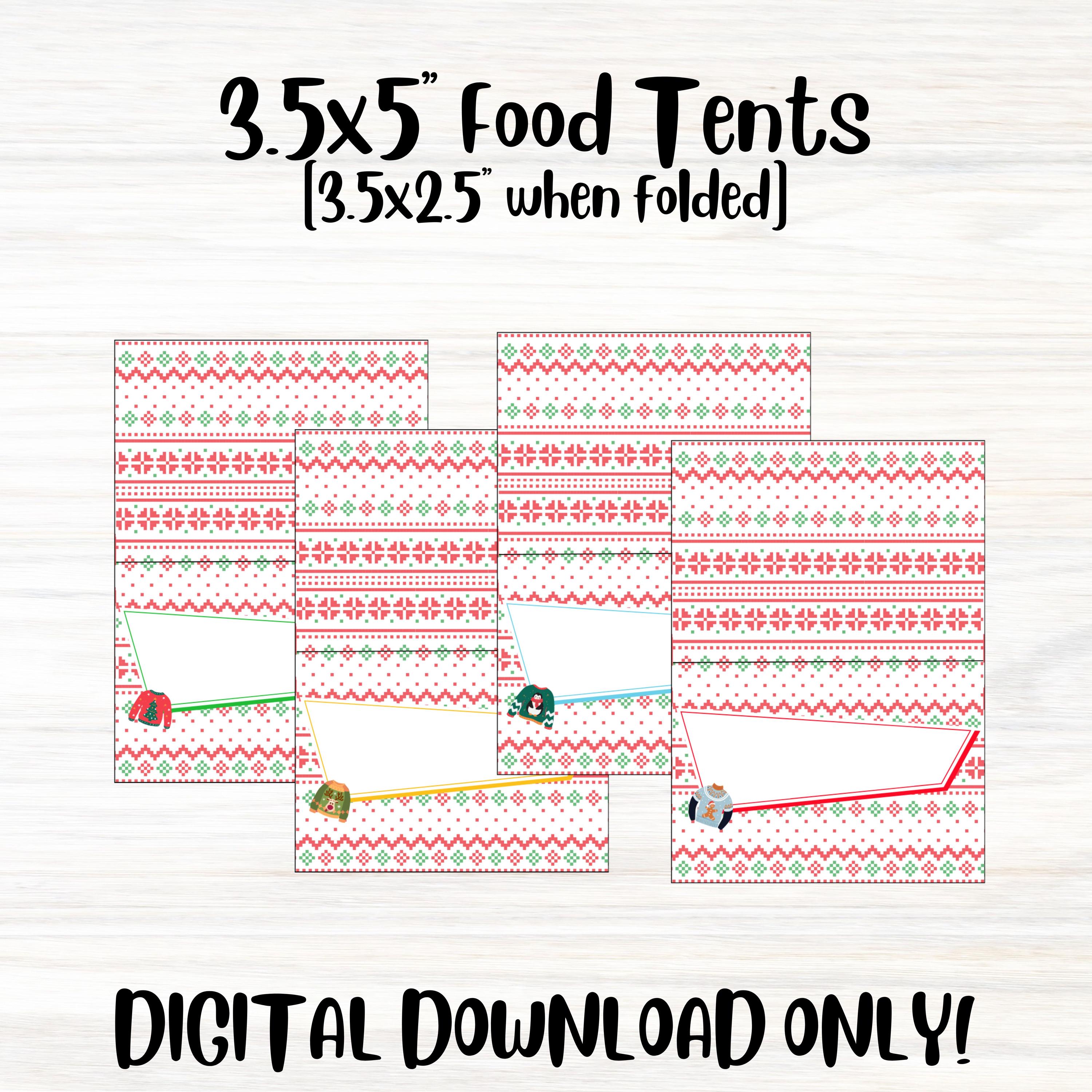 Printable Ugly Christmas Sweater Party Decor Bundle, Christmas Theme ...