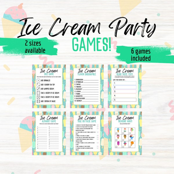 Ice Cream Party - Etsy
