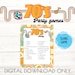 70s Theme Party Games Bundle, Printable 70s Disco Birthday Party ...