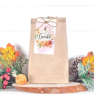 Printable Thanksgiving Gift Tags, Digital Download Holiday Gift Tags ...