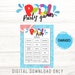 Pool Party Printable Games for Kids, Summer Theme Party Games Bundle ...