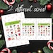 Printable Christmas Bingo Cards, 30 Cards, Party Favors, Holiday Party ...