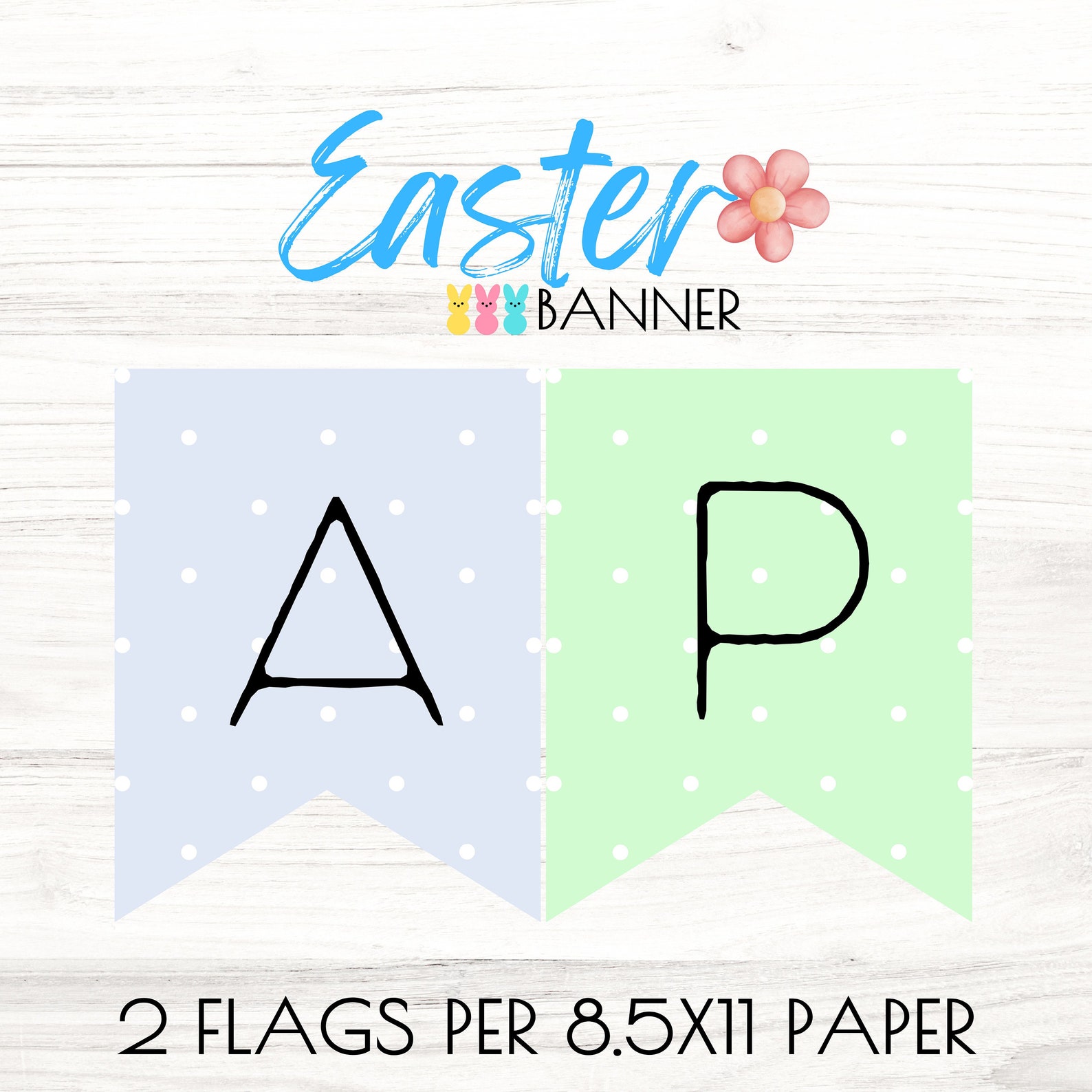 Happy Easter Banner, Printable Easter Banner, Easter Party Decoration ...