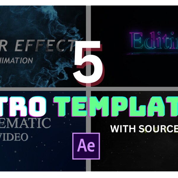 Intro And Outro Template Etsy Intro And Outro Template Etsy