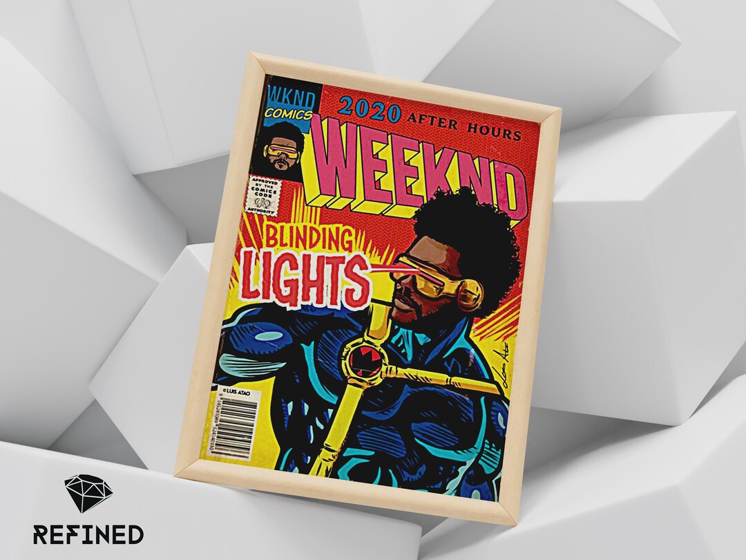 The Weeknd After Hours Cartoon Music Poster Home Decor - Etsy