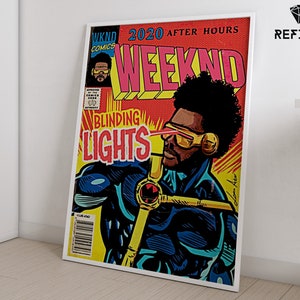 The Weeknd After Hours Cartoon Music Poster Home Decor - Etsy